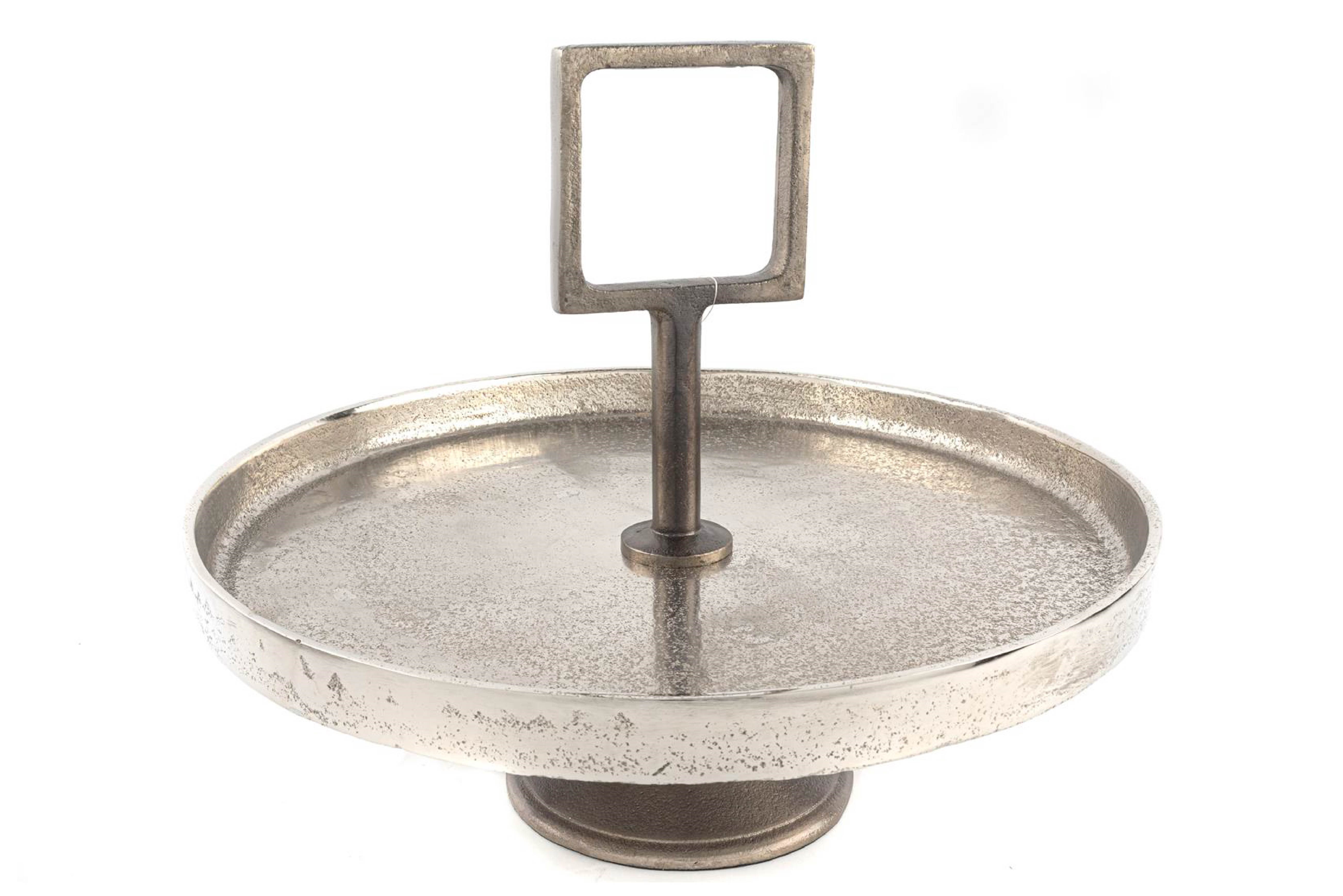 NİKEL TUTACAKLI DEKOR SERVİS 40*33CM P302.339036 115591440912 | Gül Güler