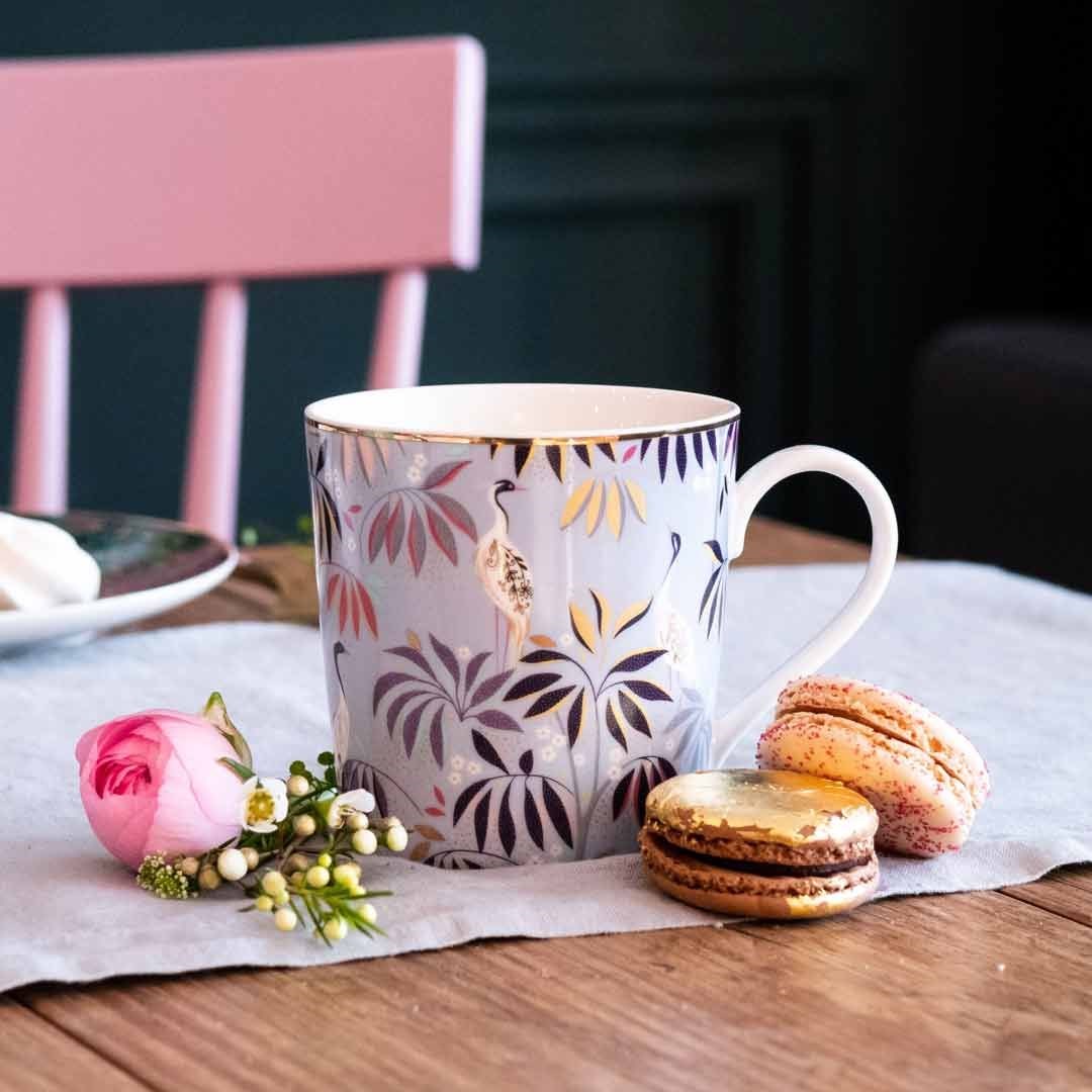 INDIA MUG CRANE GARDEN SARA RW.SMIS.78914-XG 194033085606 | Gül Güler